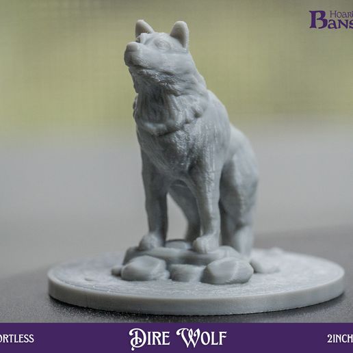 🐺 Dire Wolf・ STL File for 3D printing・Cults