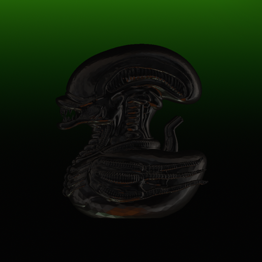 👽 Alien: Xenomorph (Xenoduck)・ STL File for 3D printing・Cults