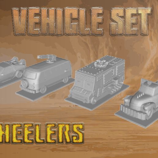 🎲 Complete Vehicle Set Collection・ 3D File for 3D printing・Cults