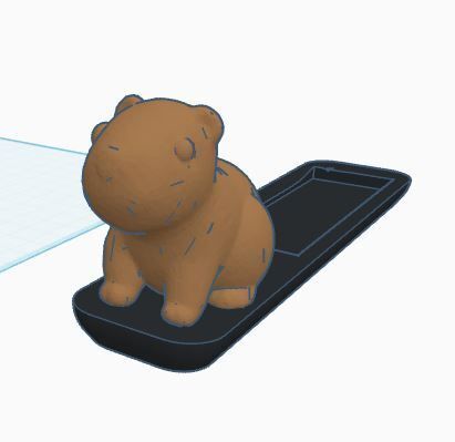🐉 CAPYBARA INCENSE HOLDER・ STL File for 3D printing・Cults