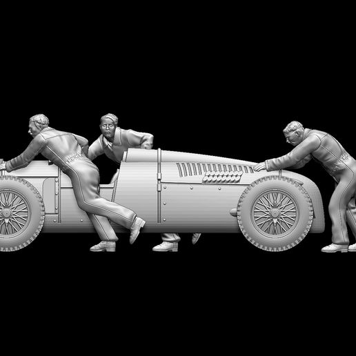 STL file AUDI racing car and team 🚗 ・3D print object to download・Cults