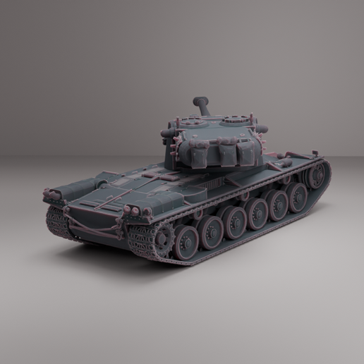 🪖 Kranvagn Stridsvagn KRV Swedish heavy tank 1/72・ STL File for 3D ...