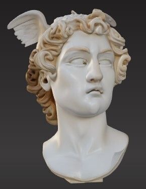 👤 Hermes Bust – Hyper-Realistic Greek God 3D Sculpture・ STL File for 3D ...