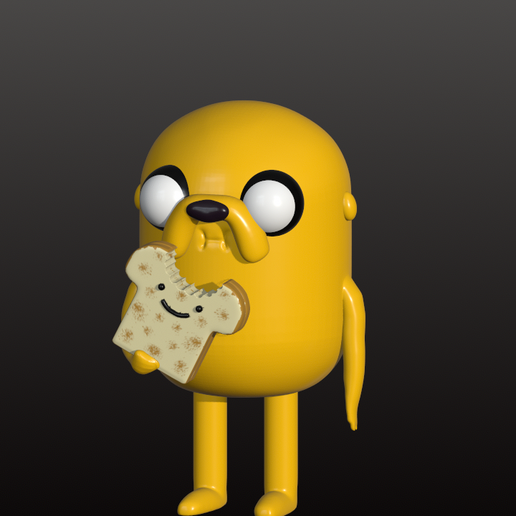 🐕 Jake el perro de Hora de Aventuras・Archivo STL para Impresión 3D・Cults