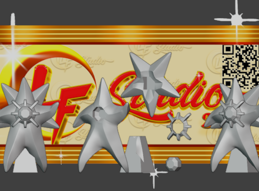 🐉 Pokemon Mega Starmie・ STL File for 3D printing・Cults