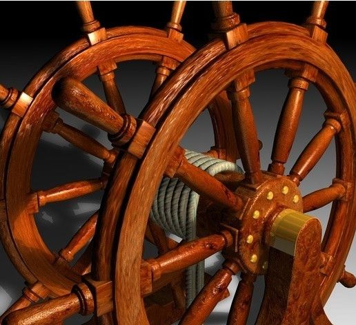 🛞 Ship's Wheel・ STL File for ・Cults