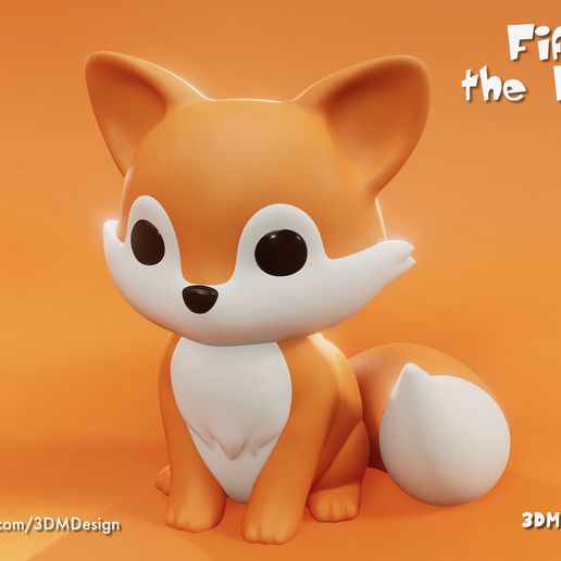 🦊 Fifi the Fox・ STL File for 3D printing・Cults