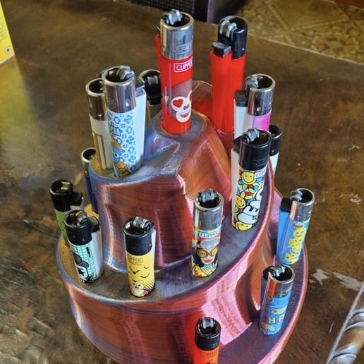 🪞 Clipper lighter stand, display stand, holder・ STL File for 3D ...