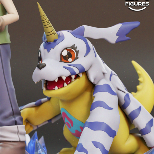 🐉 Matt and Gabumon - Digimon・ 3D File for ・Cults