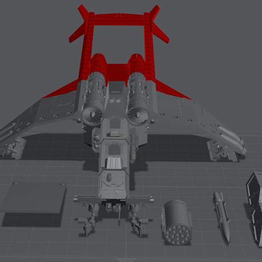 3D file Space Militia Strike Craft 🛰 ・3D printer model to download・Cults