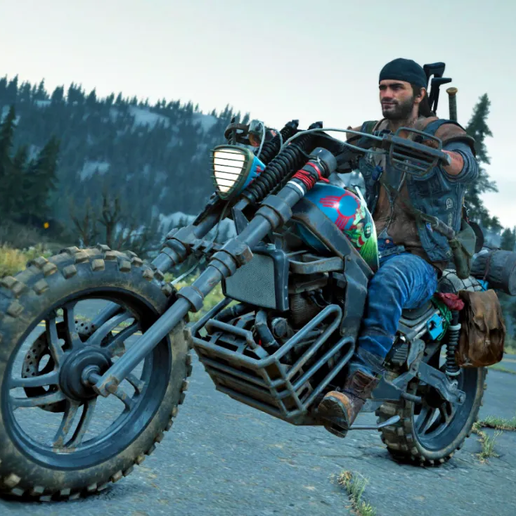 🧟 Deacon 3d days gone biker drifter bike road zombie Freakers・ 3MF File ...