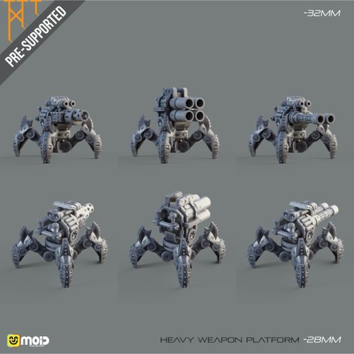 🔫 Heavy weapon platform・ STL File for ・Cults