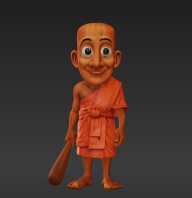 👽 TUNG TUNG TUNG TUNG SAHUR BUDDHIST・Archivo STL para Impresión 3D・Cults