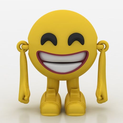 🐉 SIMLY FACE EMOJI TOY 3D PRINTABLE MODEL・ STL File for 3D printing・Cults