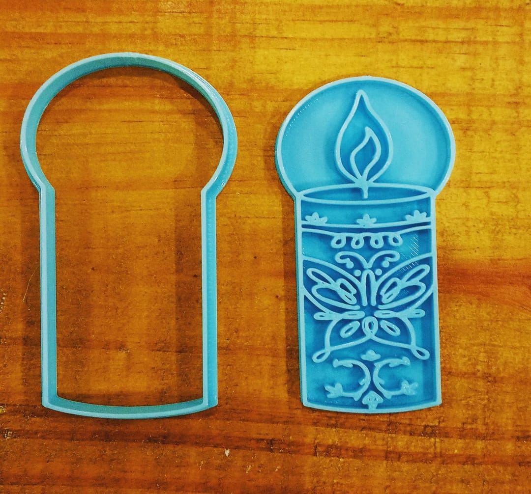 STL file Encanto Candle Cookie Cutter・3D printing template to download・Cults