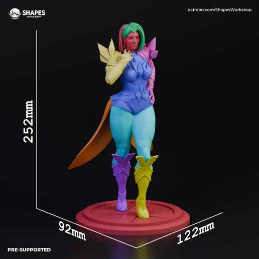 🦸 Emma Frost - Marvel Rivals・ 3D File for 3D printing・Cults