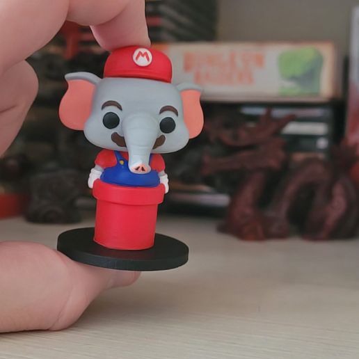 🐘 SUPER MARIO BROS WONDER ELEPHANT PIPE FUNKO POP TOYART・ 3D File for ...
