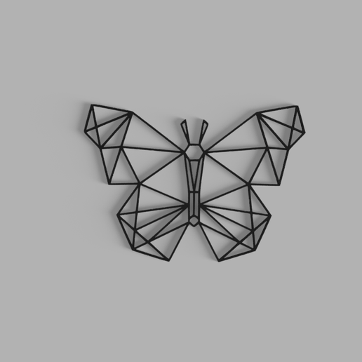 how to draw a geometric butterfly