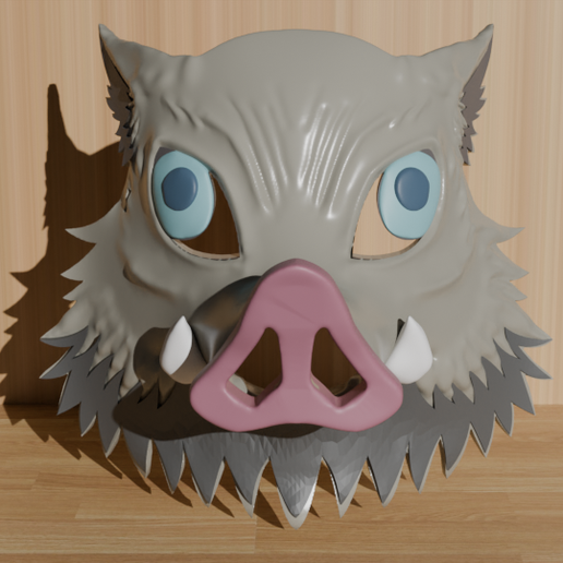 Archivo STL Anime cosplay mask: Inosuke Kimetsu no Yaiba - Mascara de ...