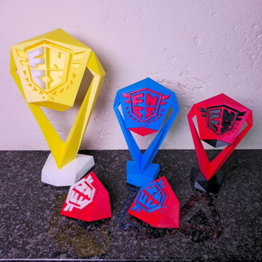 🏆 The Ultimate Fortnite FNCS Champions Trophy 3D model・ STL File for 3D ...