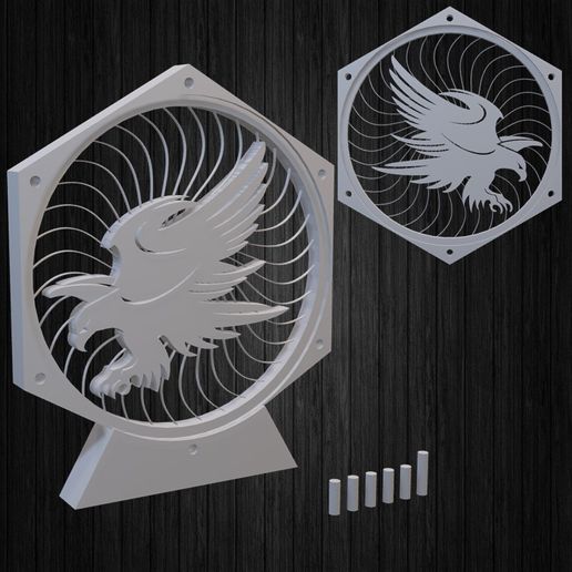 STL file Attack Eagle - Wall Mounted or Desktop Gift 🦅 ・3D printer ...