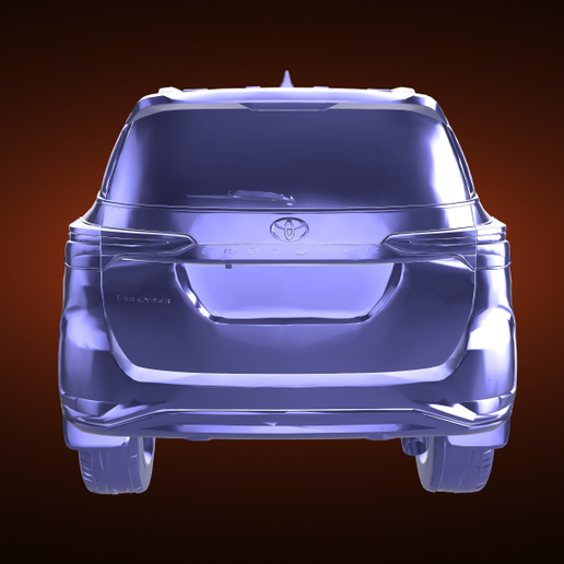 🚗 Toyota Fortuner Legender 2020・ OBJ File for 3D printing・Cults