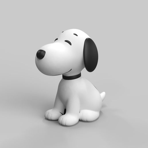 3D file Snoopy 3D print model 🐕 ・3D printing idea to download・Cults