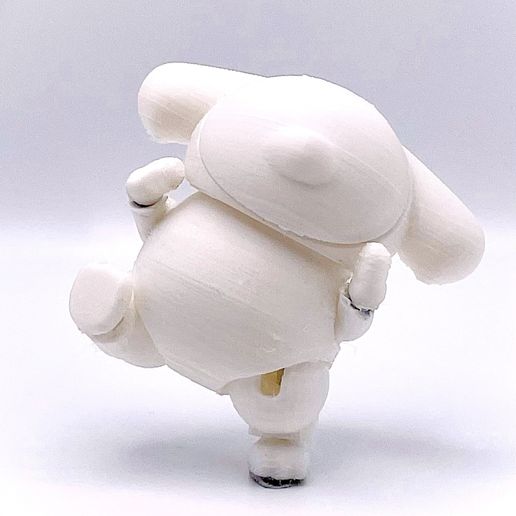 3D file Round Dog BJD DOLL Articulated, Sanrio-Inspired 🐕 ・Template to ...