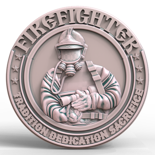 📁 3D Model STL File for CNC Router Laser & 3D Printer Firefighter 3・ 3D ...