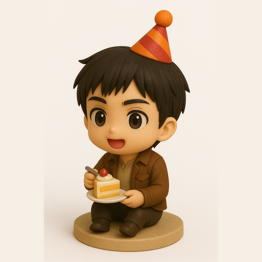 🦸 Bertolt Hoover chibi - Attack on titan・ STL File for 3D printing・Cults