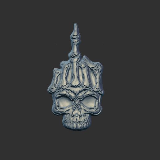 STL file skull hand cnc model 💀 (OBJ)・3D printable design to download・Cults