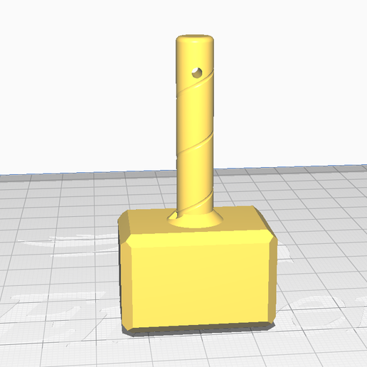🔨 Thor Hammer Keychain・Free STL File for 3D printing・Cults