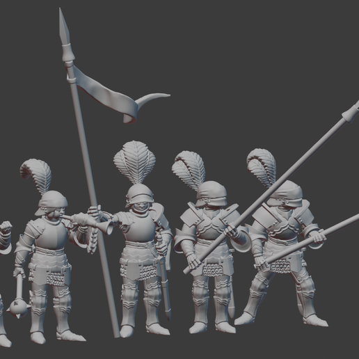 💂 Golden Republican Guard・ STL File for 3D printing・Cults