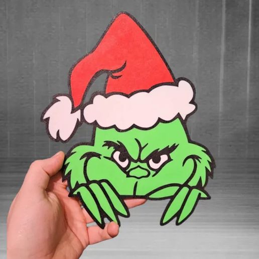 the grinch window stencil