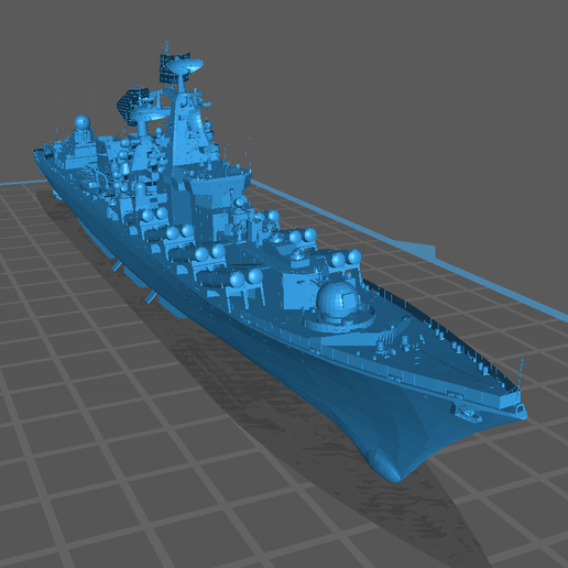 🇷🇺 Russian/Soviet Warship MOSKVA/SLAVA 1/200 RC Conversion Battleship ...
