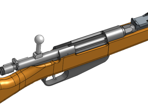 🔫 Carcano Model 1891 - 3D printable・ 3D File for 3D printing・Cults