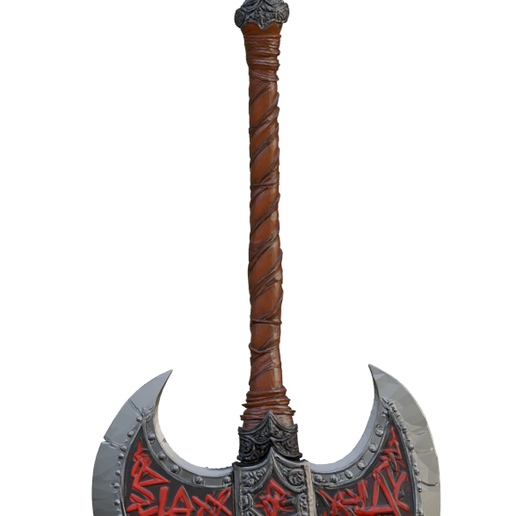 fantasy double headed axe