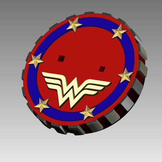 👩 Wonder Woman Lynda Carter realistic model・ OBJ File for 3D printing・Cults