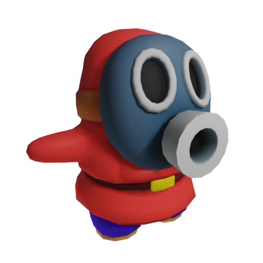 3D file Snifit Mask Super Mario Support Free 🆓 ・3D printable design to ...