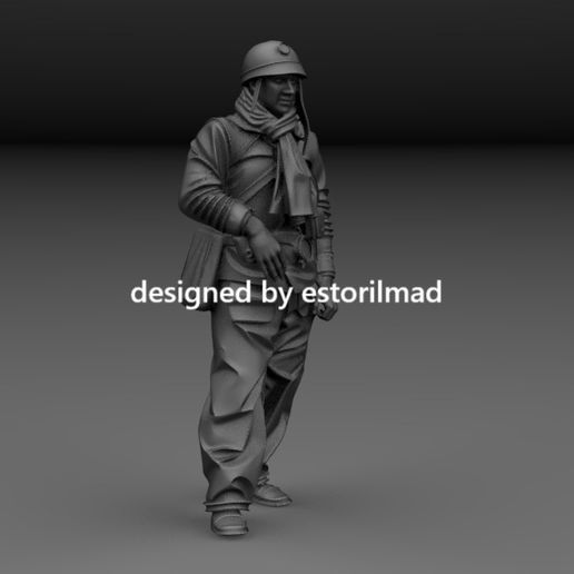 🪖 WW2 FRENCH TANK DRIVER 1940 v2・ STL File for 3D printing・Cults