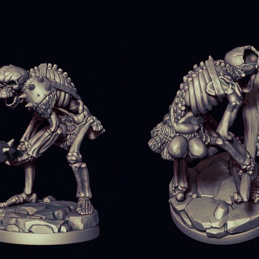 3D file Crazy Skeletons - Skeleton 16 💀 ・Template to download and 3D ...
