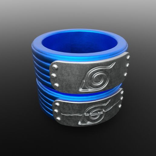 💍 Naruto ring・ STL File for 3D printing・Cults