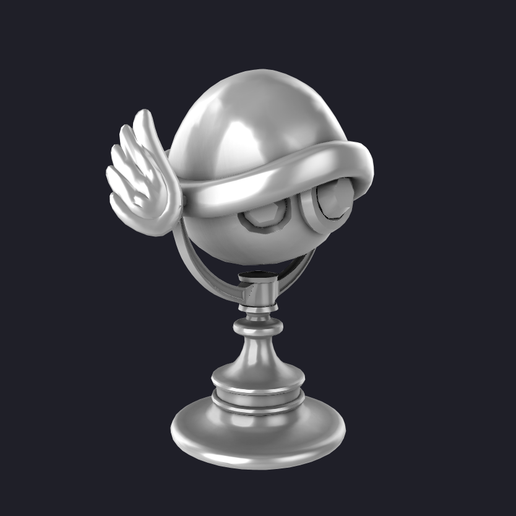 🐚 Shell Trophy (Mario Kart) 3D MODEL・Archivo 3D para Impresión 3D・Cults