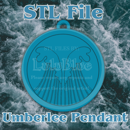 STL file Umberlee Pendant - Dungeons & Dragons 🌊 ・3D print object to ...