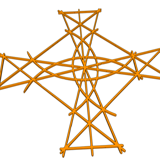 Free STL file Polynesian Mattang, the mnemonic geometry inherent in ...
