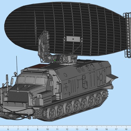 🧸 P-40 Radar Armour Long Track・ 3D File for 3D printing・Cults