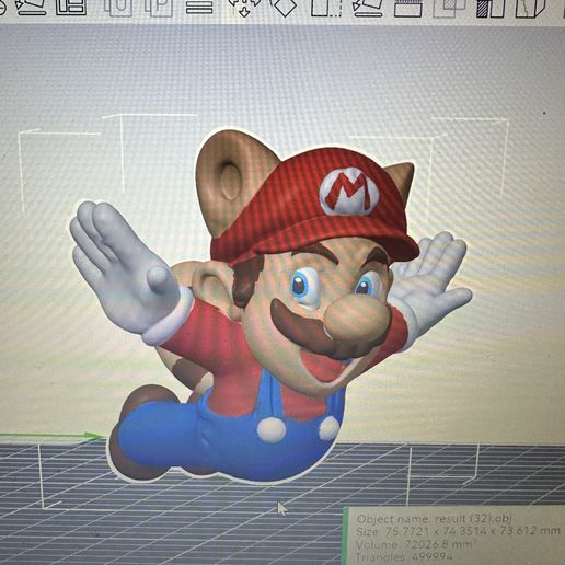 3MF file Racoon Flying Mario 🦸 ・Model to download and 3D print・Cults