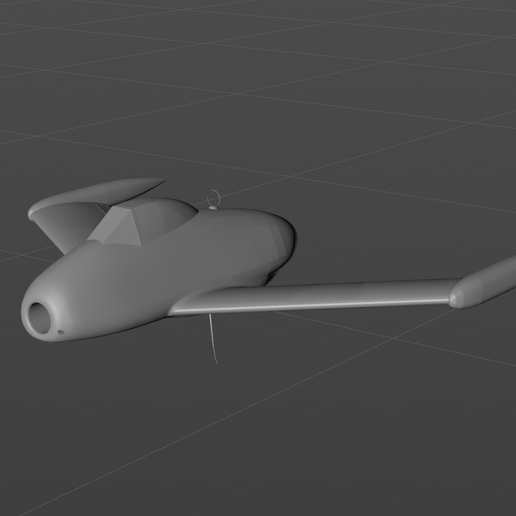 ️ German BV P.210 fighter digital model・ OBJ File for 3D printing・Cults
