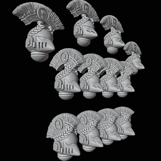🤲 Imperator's Clenched Hands Beaky Helmets for New Heresy・ 3D File for ...