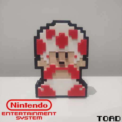 3MF file Toad 8-bit 👽 ・3D printing template to download・Cults